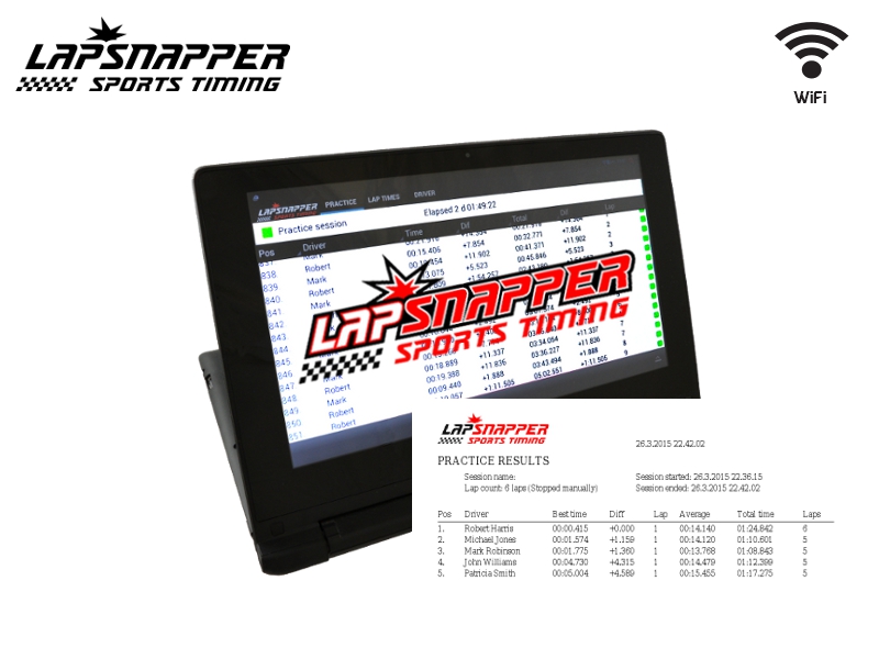 LapSnapper Lap Timing Software for Android – Free Trial – LapSnapper